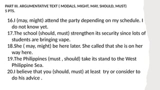 Lesson 1 and 2 assessment English 10 Quarter 2.pptx
