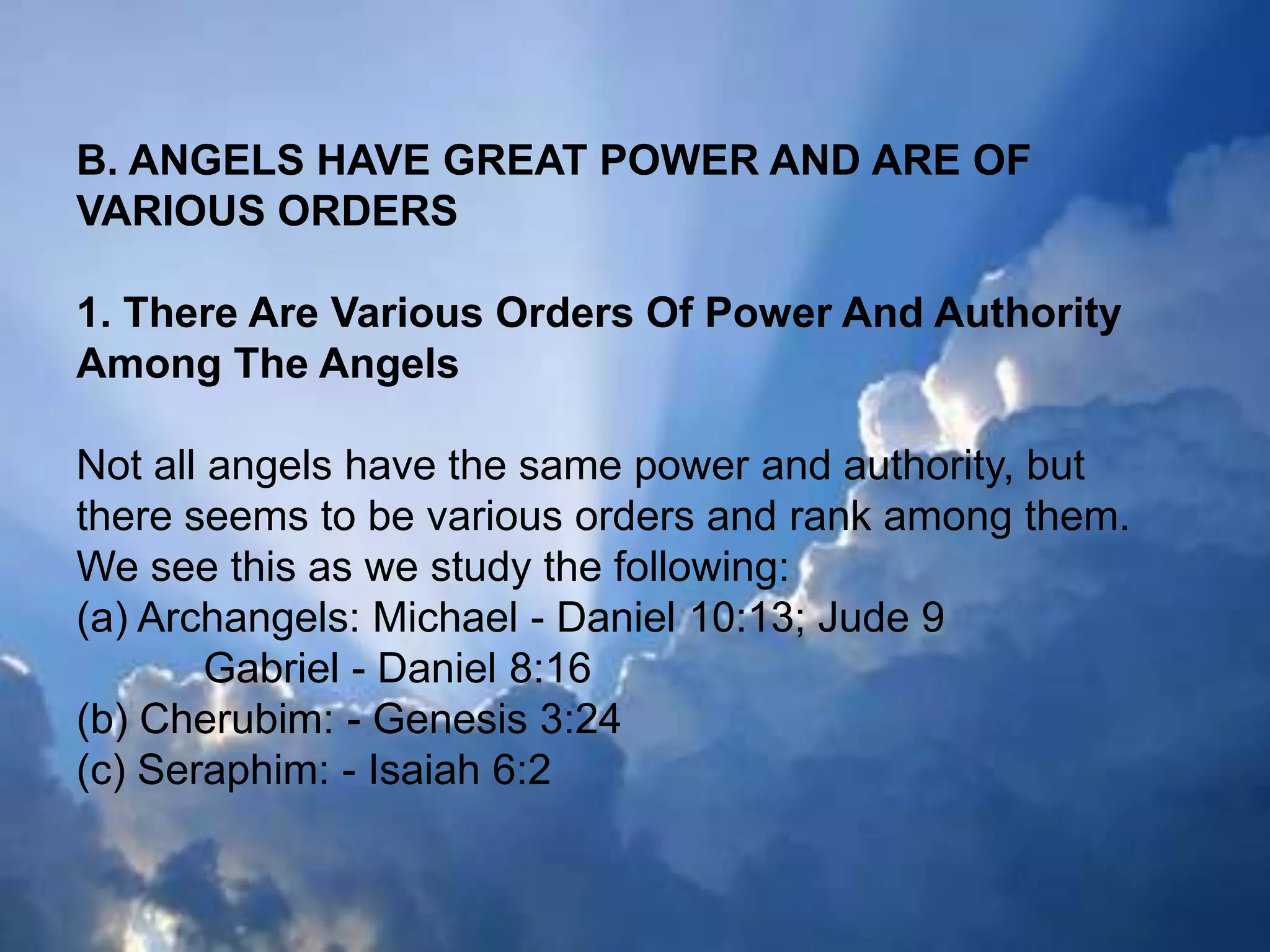 Doctrine of Angels | PPTX