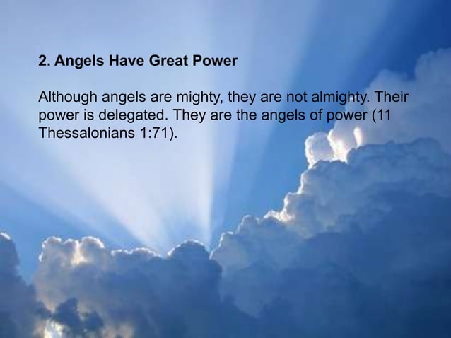 Doctrine of Angels | PPTX | Christianity | Religion & Spirituality