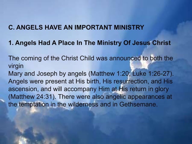 Doctrine of Angels | PPTX | Christianity | Religion & Spirituality