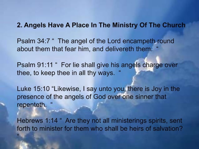 Doctrine of Angels | PPTX | Christianity | Religion & Spirituality