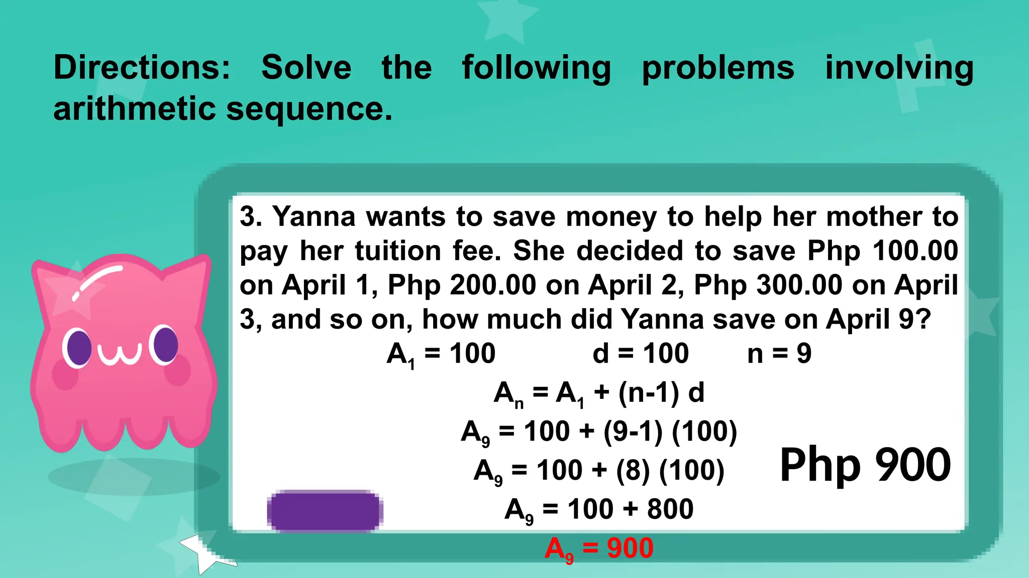 LESSON #1 ARITHMETIC SEQUENCE GRADE 10. | PPTX
