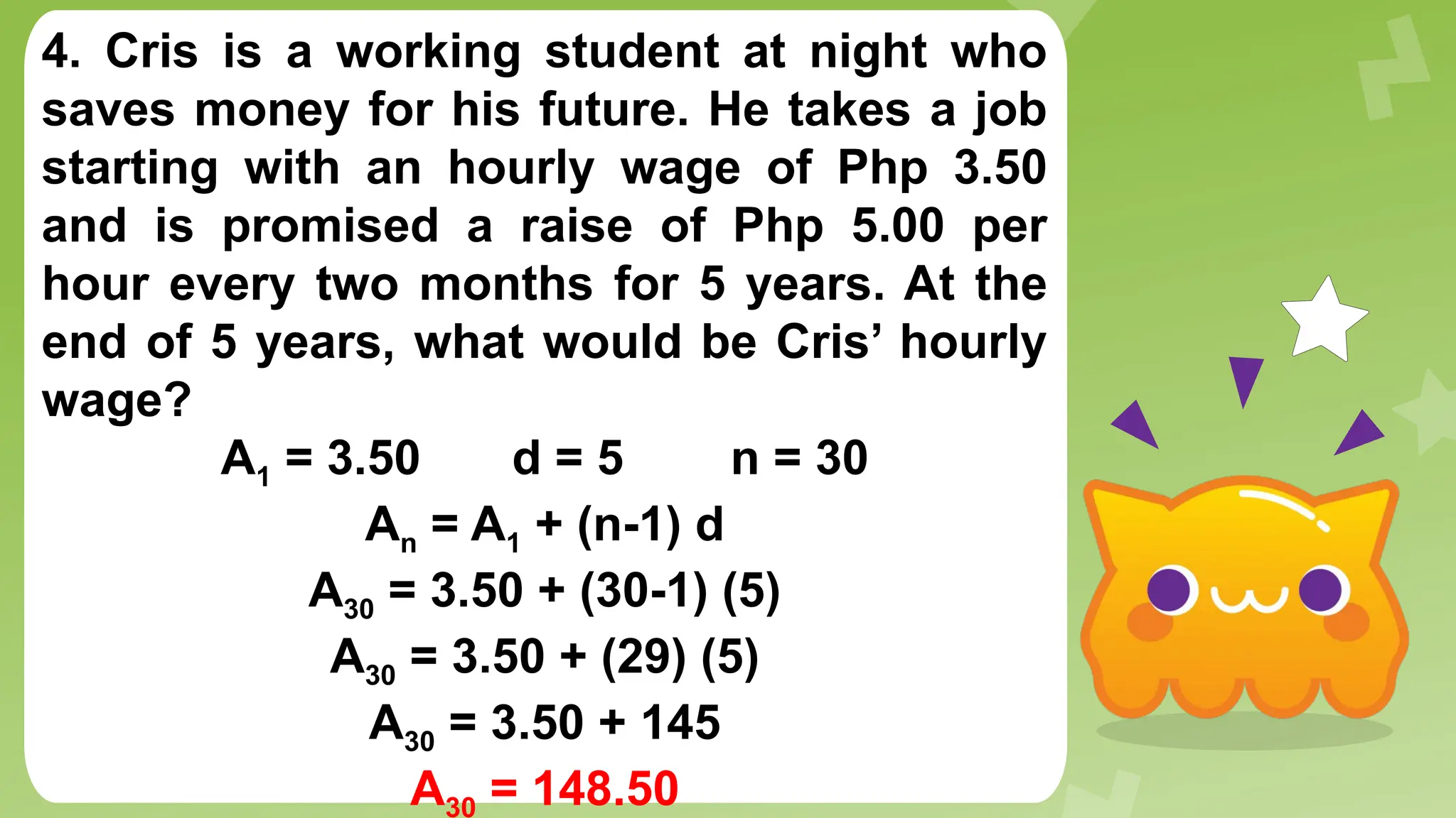 LESSON #1 ARITHMETIC SEQUENCE GRADE 10. | PPTX