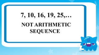 LESSON #1 ARITHMETIC SEQUENCE GRADE 10. | PPTX