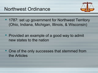 Guided Notes Lesson 1: Articles of Confederation | PPT