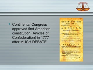 Guided Notes Lesson 1: Articles of Confederation | PPT
