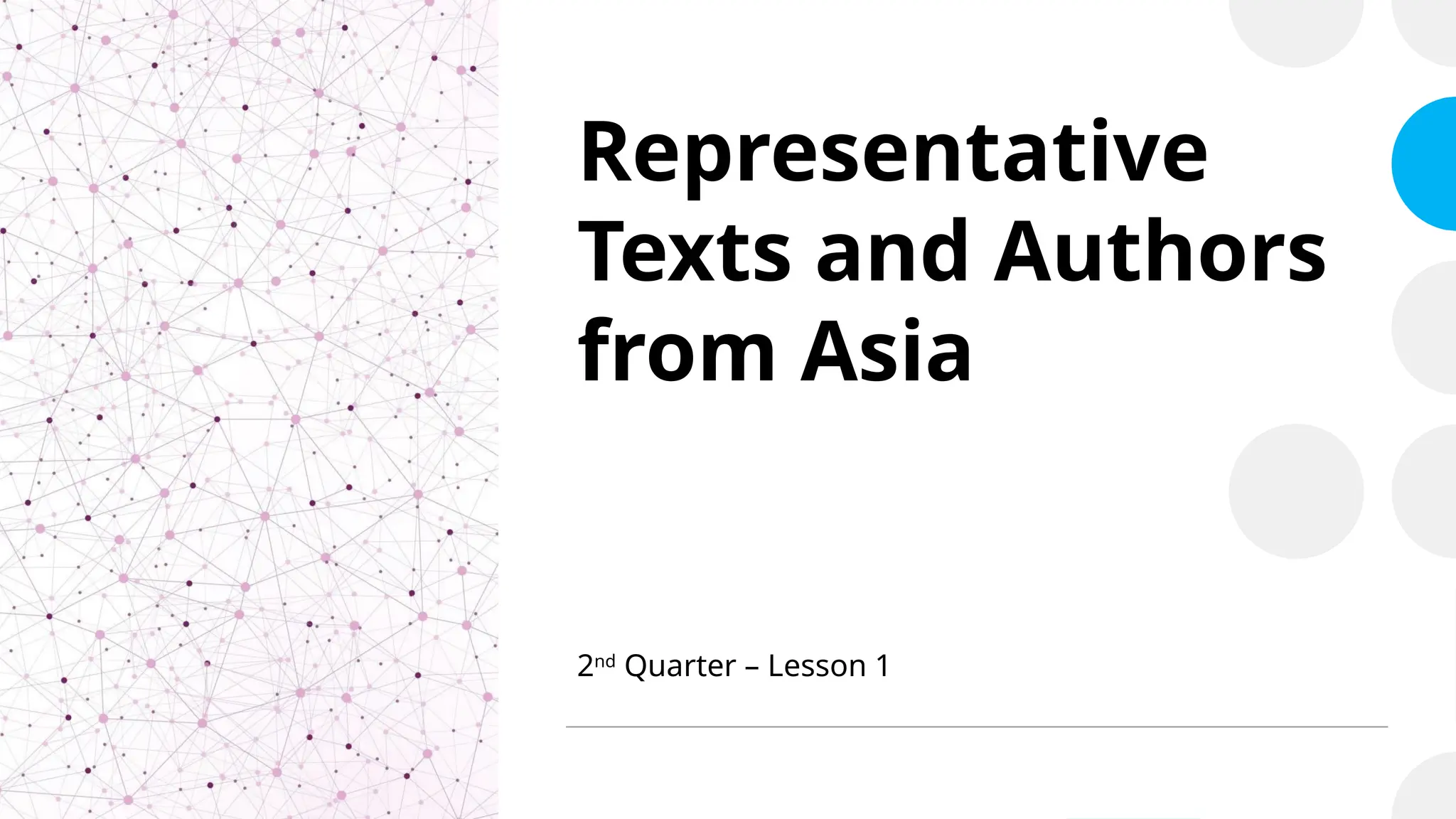 Some Representative texts and authors from Asia | PPTX