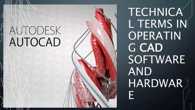 Lesson 1: CAD Software and Computer Hardware | PPTX