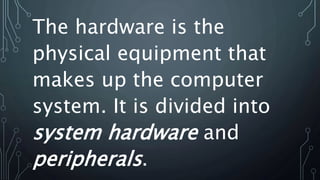 Lesson 1: CAD Software and Computer Hardware | PPTX
