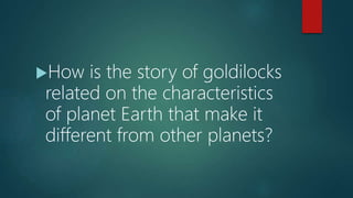 Earth and LIfe Science | PPTX
