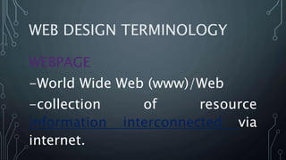 Lesson 1 basic web concept | PPT