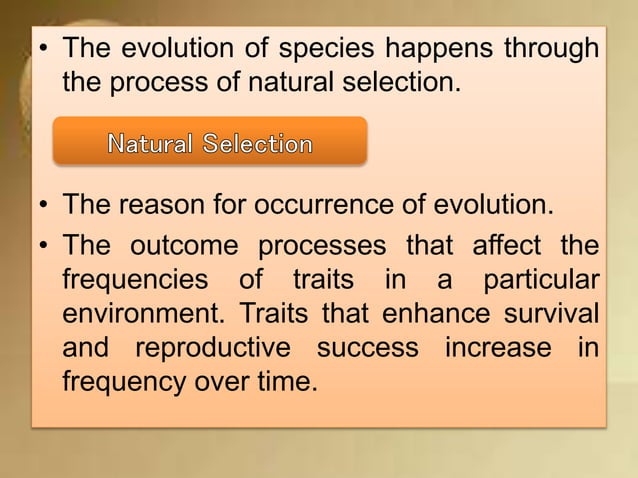 biological and cultural evolution | PPTX | Geology | Science
