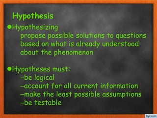 Lesson 1 biology 1 | PPTX | Biological Sciences | Science