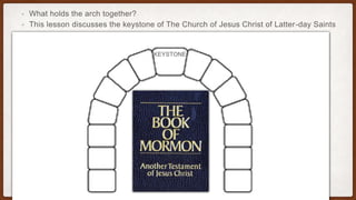 Lesson 1 book of mormon keystone of religion | PPT
