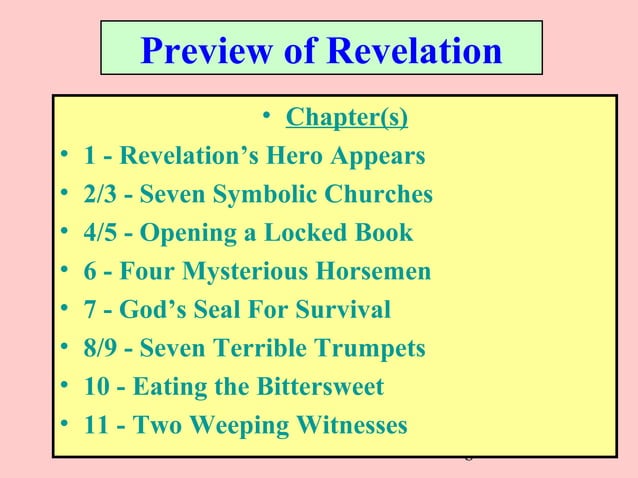 Lesson 1(b) revelation seminars a bible prophecy adventure | PPT