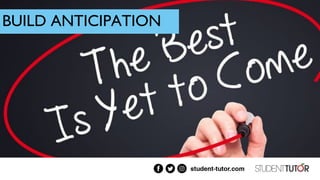 Lesson # 1: Build Anticipation | PPT