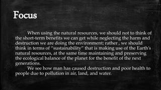 Lesson 1 care for the environment | PPTX