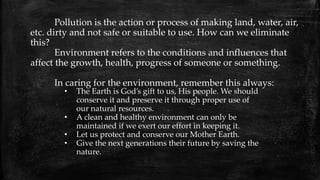 Lesson 1 care for the environment | PPT