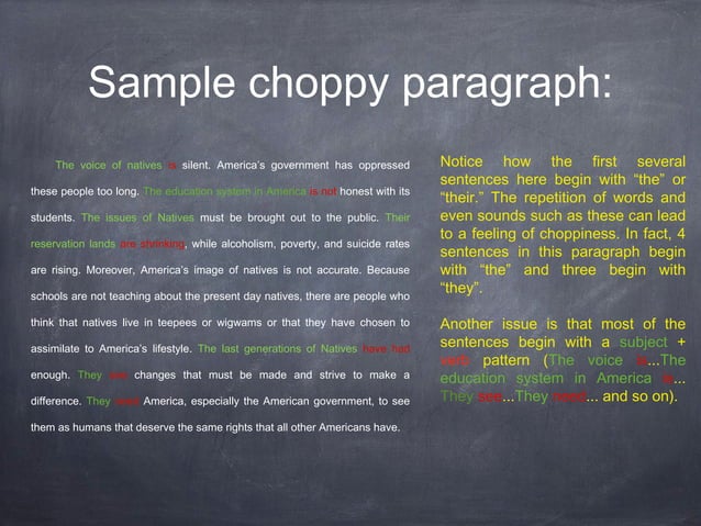 Lesson #1 choppiness | PPT