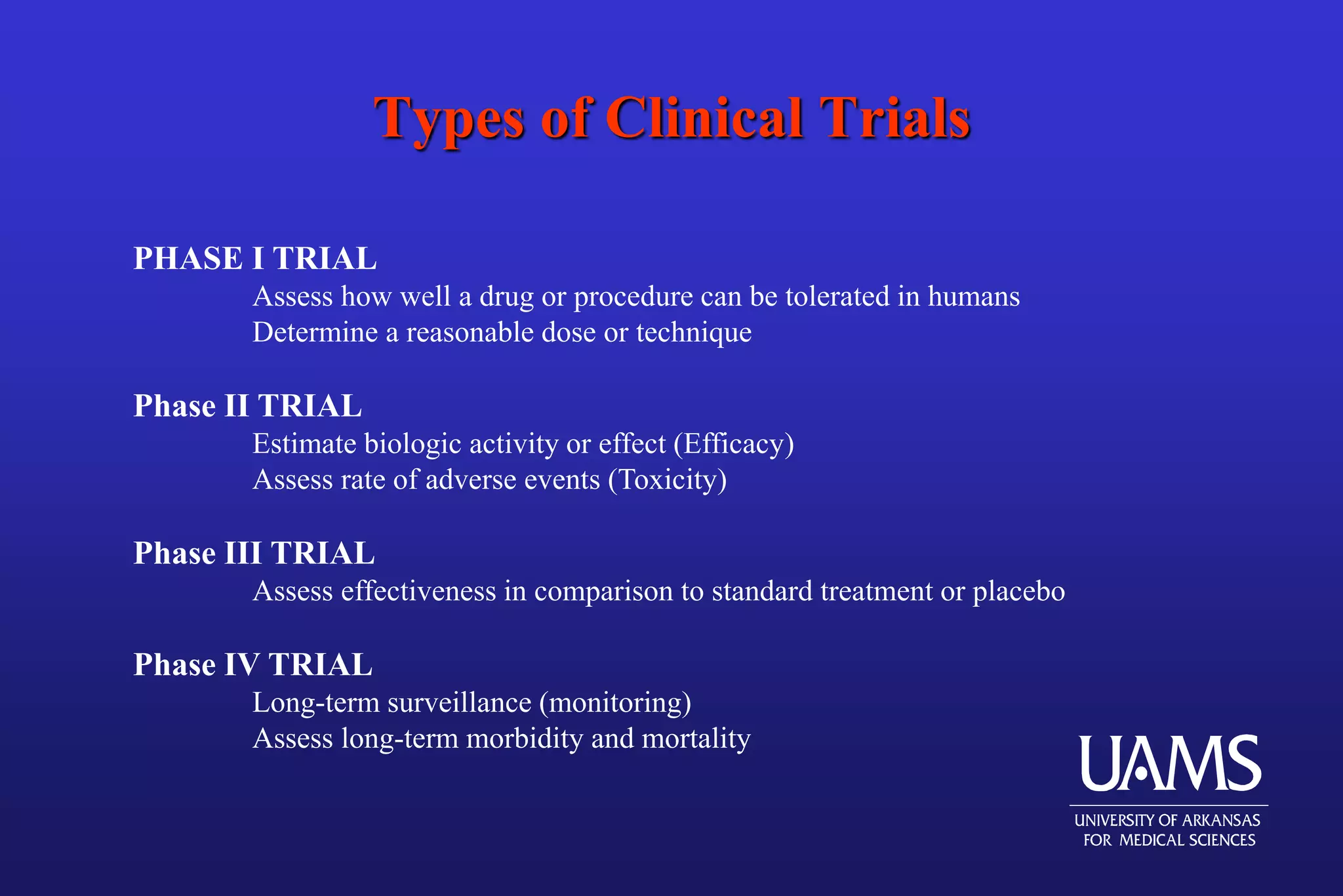 (clinical trial overview) | PPT
