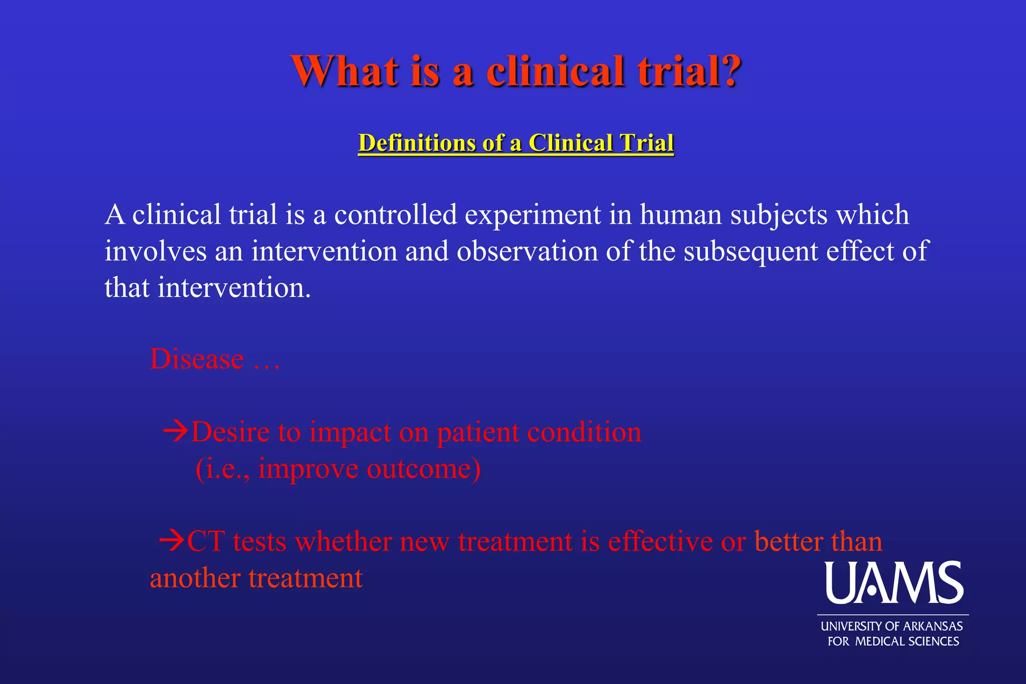 (clinical trial overview) | PPT