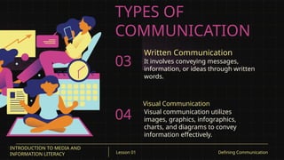 Lesson 1 Communication Media and Information Literacy | PPTX