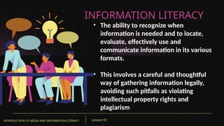 Lesson 1 Communication Media and Information Literacy | PPTX