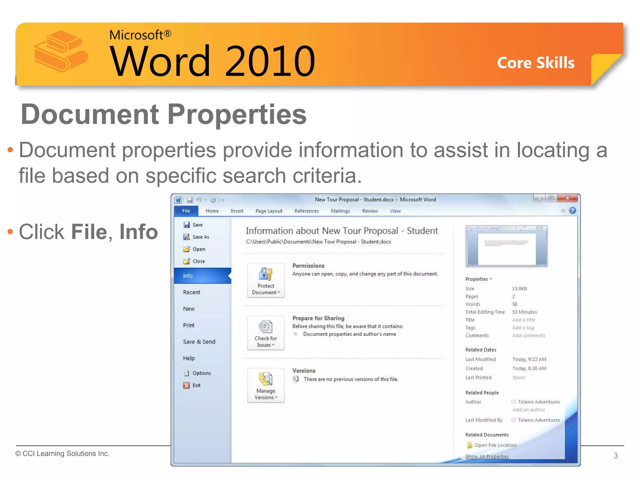 Word Lesson 1C PPT | PPT