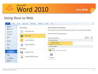 Word Lesson 1C PPT | PPTX