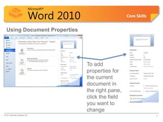 Word Lesson 1C PPT | PPTX