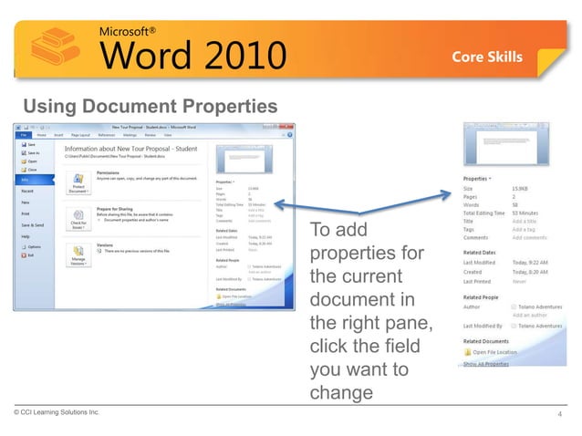 Word Lesson 1C PPT | PPTX