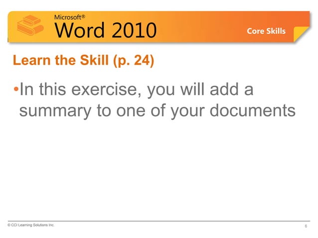 Word Lesson 1C PPT | PPTX