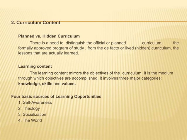 Lesson 1 crafting the curriculum | PPTX