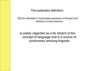 Lesson 1 defining language | PPT