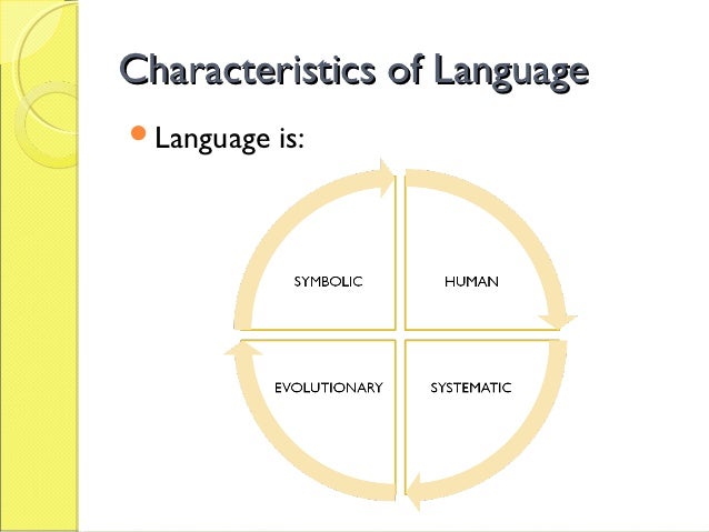 Lesson 1 defining language
