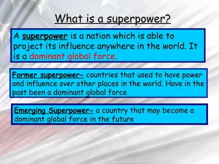 Lesson1 definingsuperpowers | PPT