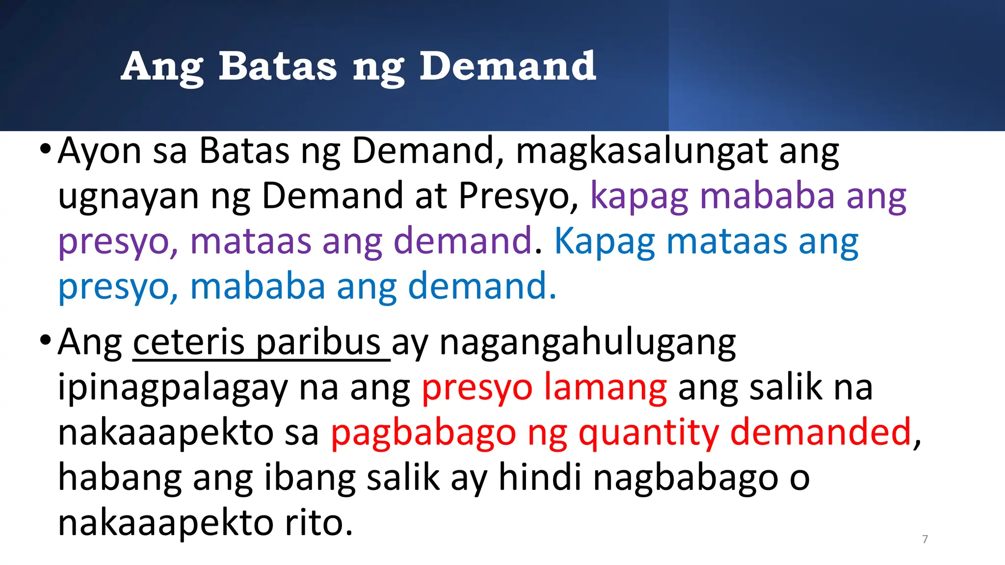 Lesson 1 Demand at Salik na nakakaapekto sa Demand.pptx