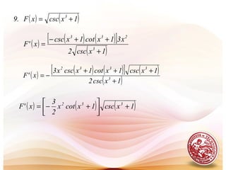 Lesson 1 derivative of trigonometric functions | PPT