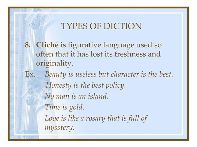 Levels & Types of Diction | PPTX