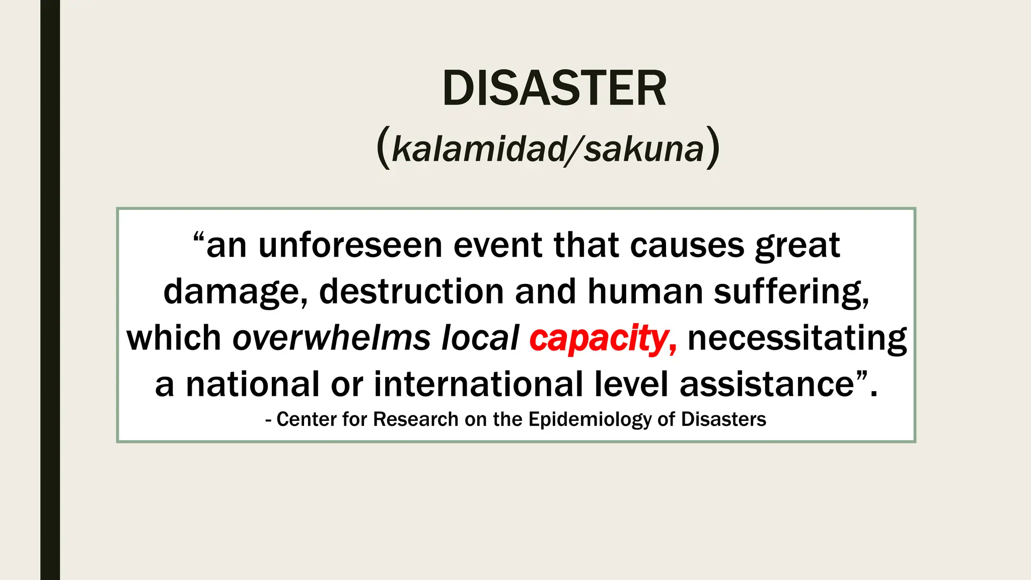 LESSON 1 BASIC CONCEPT OF DISASTER & DISASTER RISK.pptx