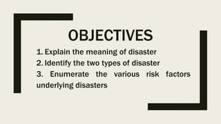 LESSON 1 BASIC CONCEPT OF DISASTER & DISASTER RISK.pptx