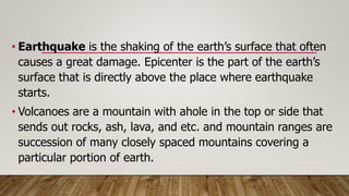 Lesson 1 Distribution of Active Volcanoes, Earthquake.pptx