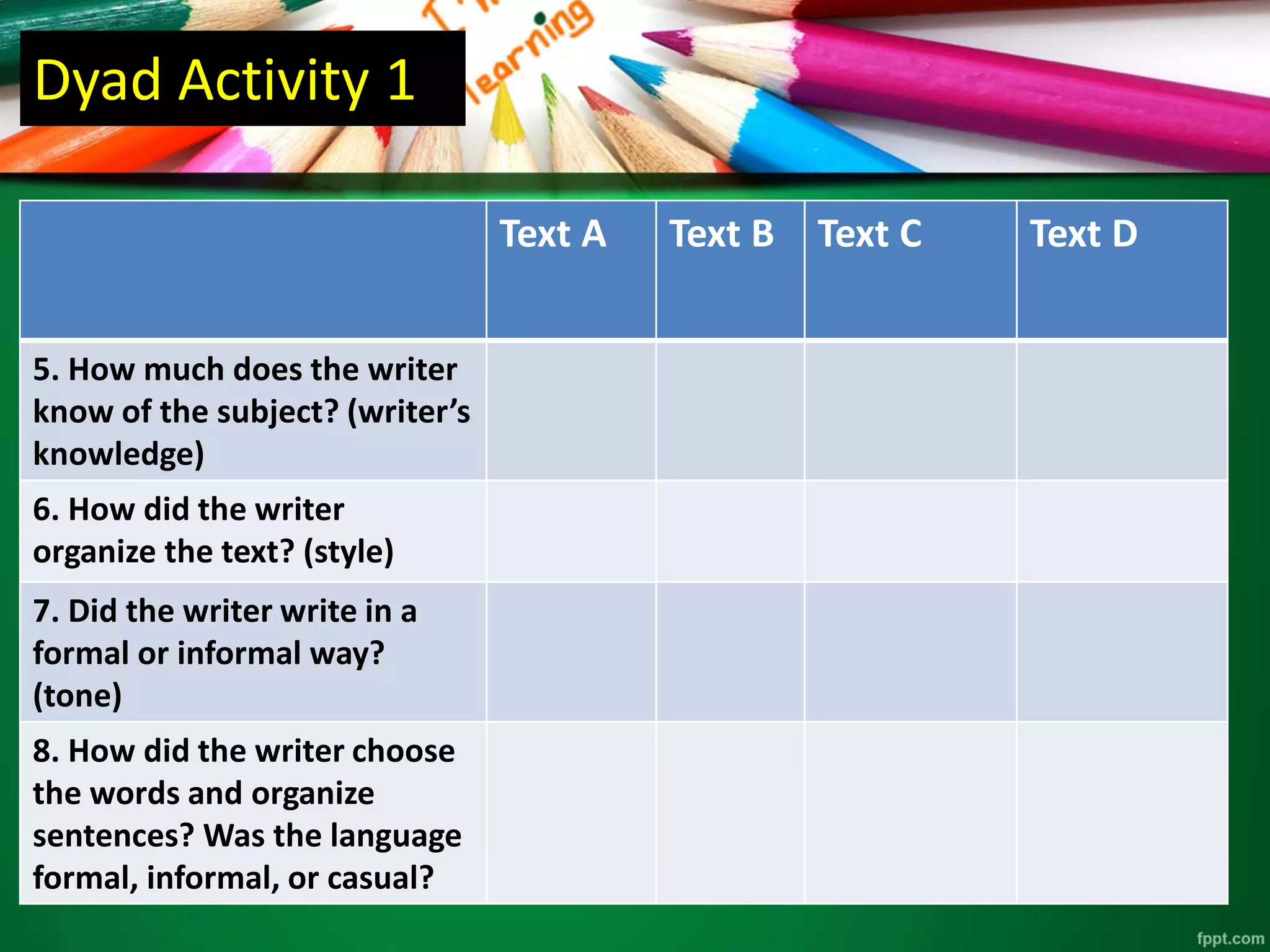 Lesson 1 English for Academic and Professional Purposes | PDF