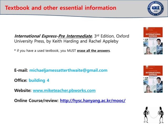 Lesson 1 EC1 Intermediate | PPT