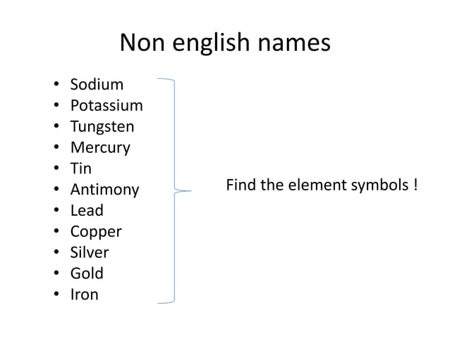 Chemical Terminology: Lesson 1 elements and reactions | PPT