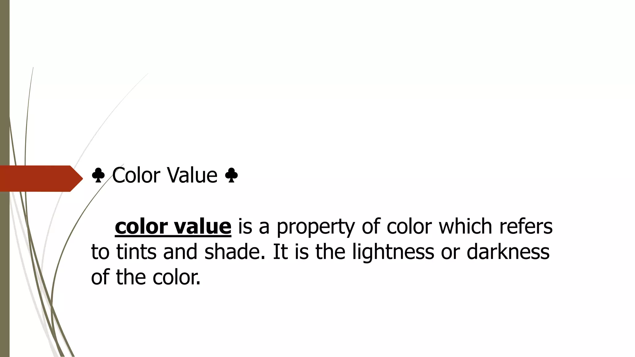 Lesson 1 elements of art color | PPT