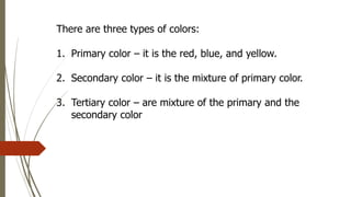 Lesson 1 elements of art color | PPT