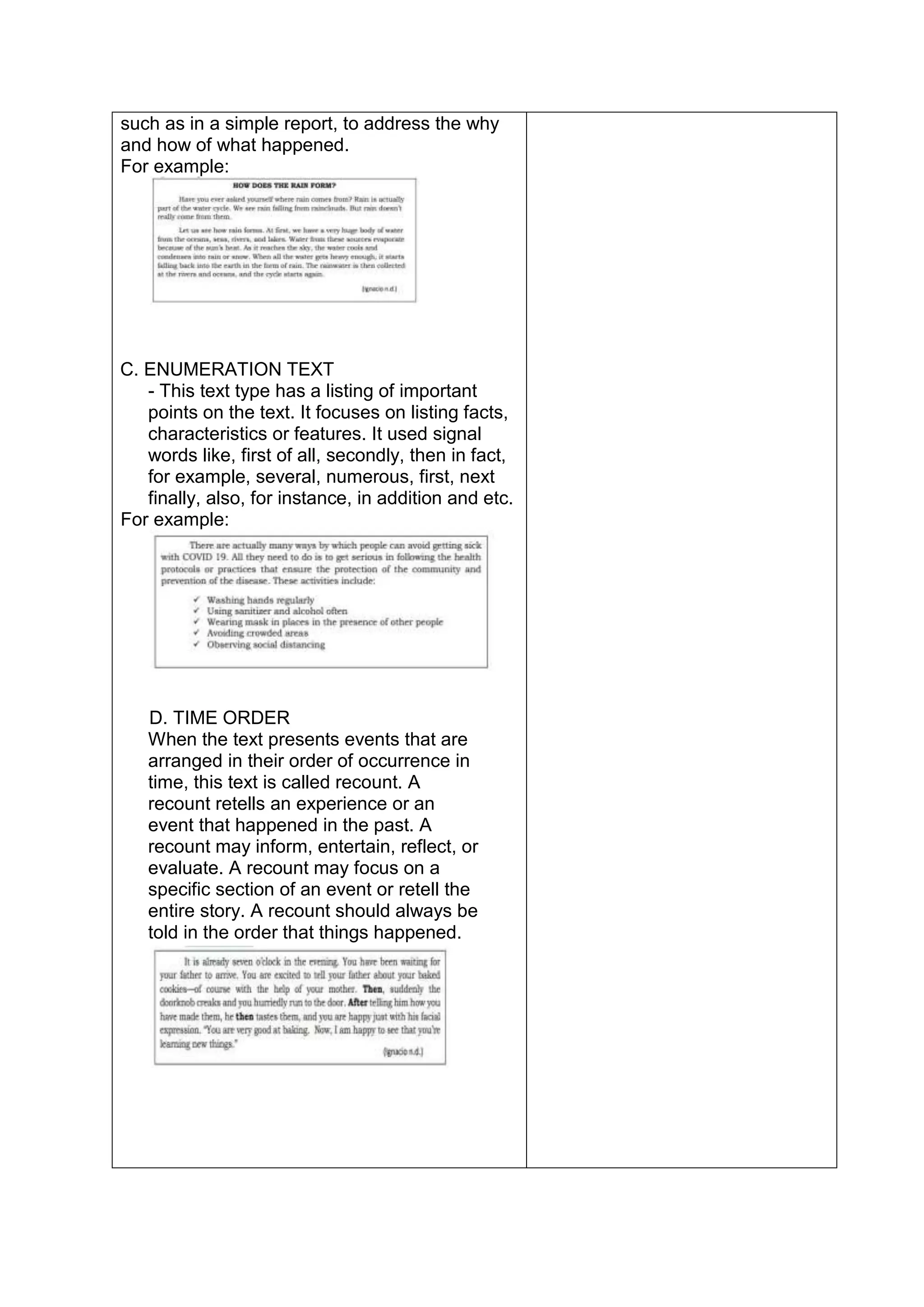 Detailed Lesson plan in English 5 Text types | DOCX