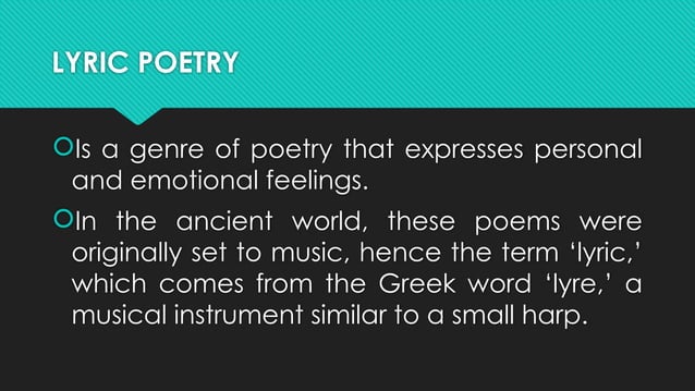 Lesson 1 English 7 Q1 MATATAG Curriculum: Lyric Poetry and Elements of ...