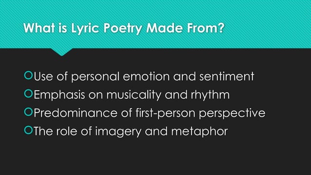 Lesson 1 English 7 Q1 MATATAG Curriculum: Lyric Poetry and Elements of ...